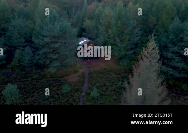 Wooden hut trees in forest architecture Stock Videos & Footage - HD and ...