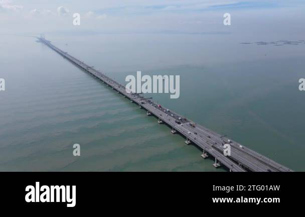 Georgetown, Penang Malaysia - May 18, 2022: The Majestic Penang Bridge ...