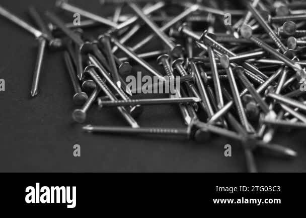 Background black metal nails Stock Videos & Footage - HD and 4K Video ...