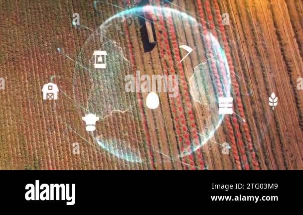 agriculture smart farming technology - industry 4.0.Concept of ...