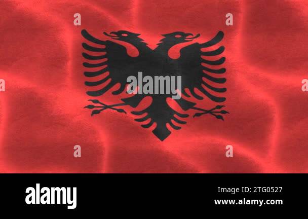 Albania realistic flag waving Stock Videos & Footage - HD and 4K Video ...