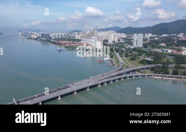Georgetown, Penang Malaysia - May 18, 2022: The Majestic Penang Bridge ...