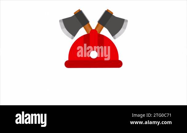 Firefighter axes symbol Stock Videos & Footage - HD and 4K Video Clips ...