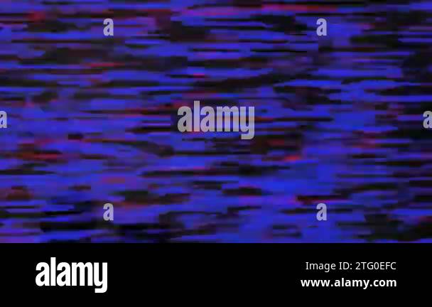 Abstract VHS Digital Animation. Old TV Screen Background. Glitch ...
