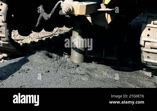 Drilling rig in a quarry. Drilling rig for laying explosives in an ...