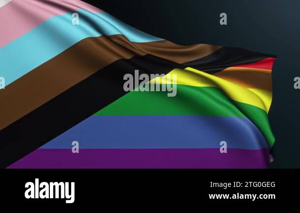 LGBT flag. Gay tolerance. Diversity movement. Gender equality. New ...