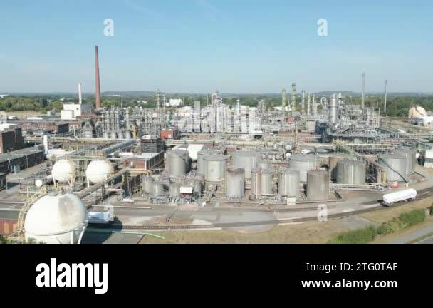 Chemical Plant of AirLiquide in the OQ Chemicals chemical park in ...