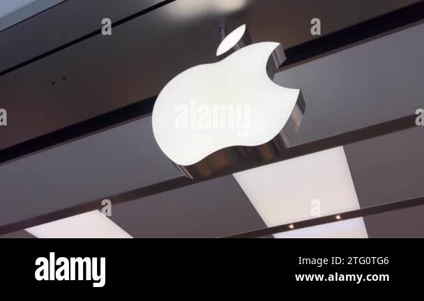 Apple store phones iPhones laptops people buy Apple sign Guildford Town ...