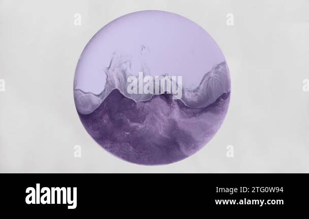 High Flow Fluid Painting. Flowing glitter waving surface. Mixing ...