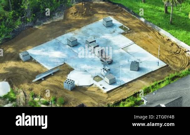 Construction site with new building bed house Stock Videos & Footage ...