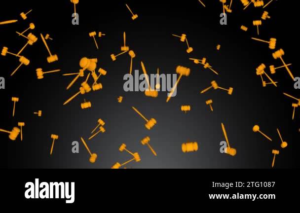 Judge gavel hammer Loop Green Screen background, legal system, law ...