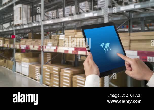 Warehouse management deft software in computer for real time monitoring ...