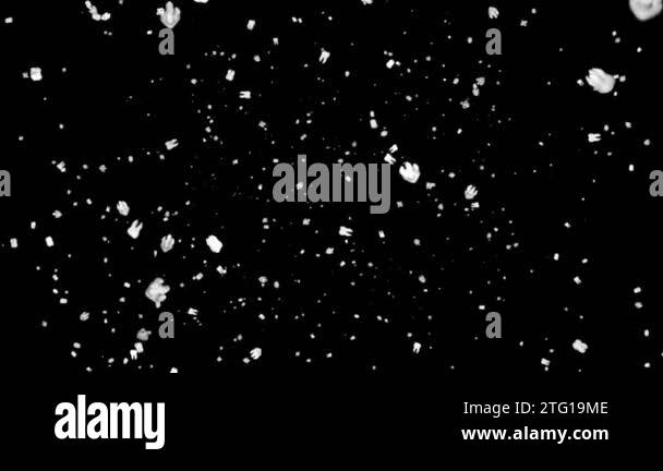 3D 4K tooth costructed with glowing points. Dental science animation ...