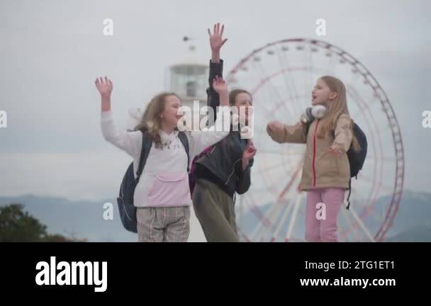 Happy tween girl jumping Stock Videos & Footage - HD and 4K Video Clips ...