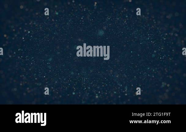 Particles Floating In Fluid Space Background/ 4k animation of an abstract backgroud with ...