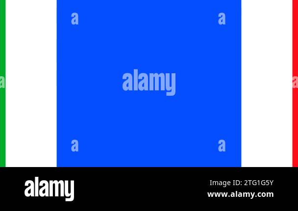 Italy Flag Colors. 2D Animated transition in horizontally on both sides ...