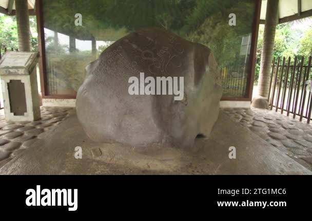 Bogor, West Java, Indonesia - Batu Tulis Inscribed Stone Monument ...
