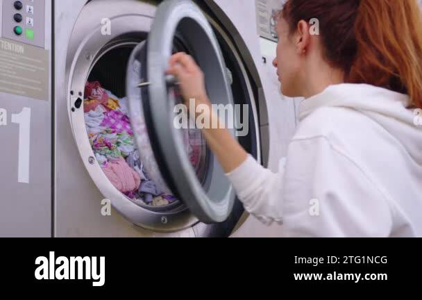 Housewife young woman do housework, busy in regular housekeeping work ...