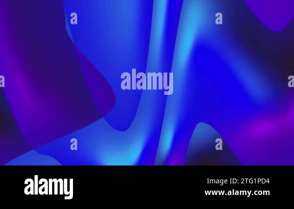 Cross Displacement Looping Background Blue Moving on Screen Stock Video ...