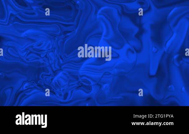 Simple Liquid Effects Background Moving Drop Consisting of Solid Blue ...