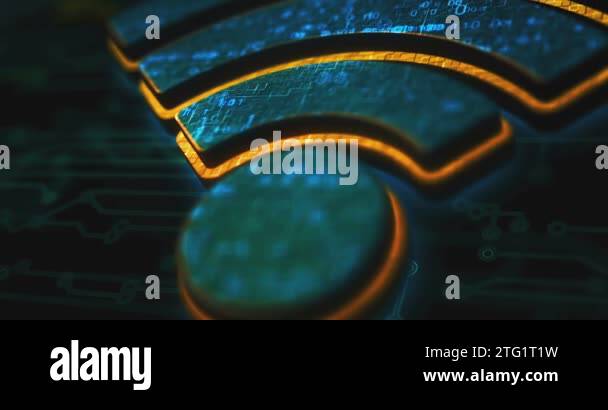 Wifi mobile communication and wireless network technology colored ...