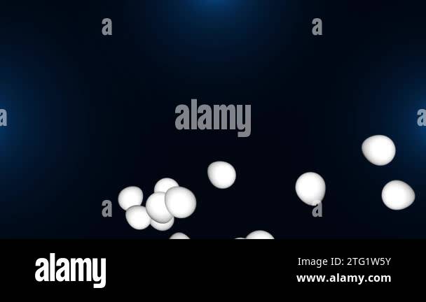 3D animation Easter eggs falling green Screen Loop background Stock ...