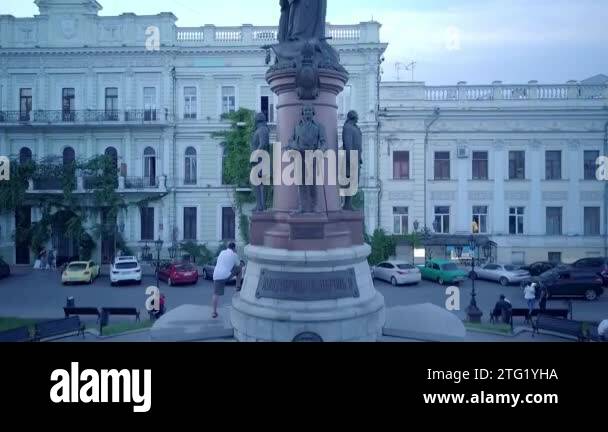 Monument to Tsarina Catherine and co-founders of the founding of Odessa ...