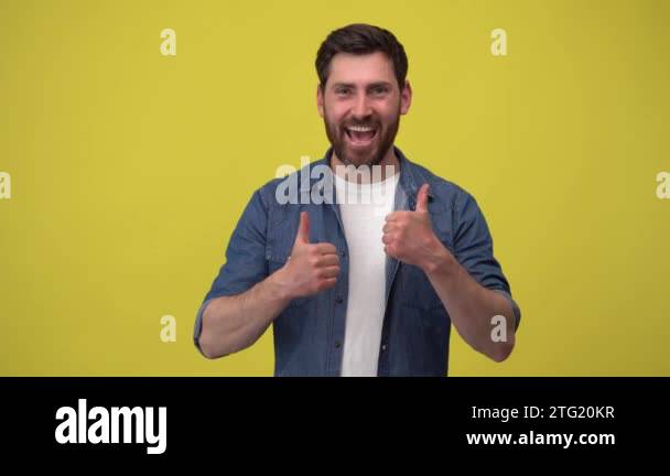Casual man giving smiling Stock Videos & Footage - HD and 4K Video ...