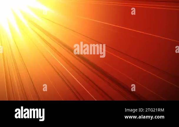 Digitally generated video of beautiful sunbeam 4k Stock Video Footage ...