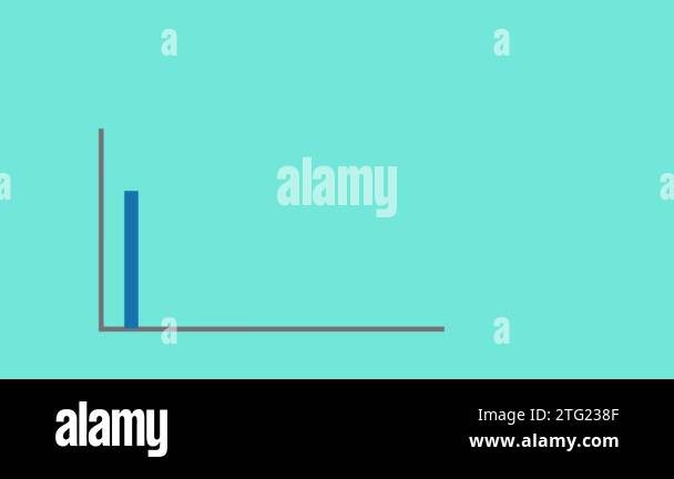 Business loss infographic graph chart 4K animation. Financial crisis ...