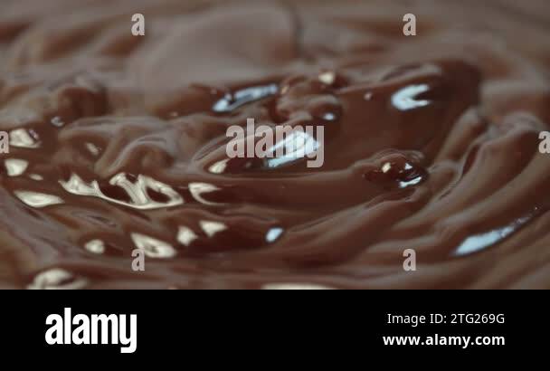 Extremely high quality melted chocolate. Shot in 4K RAW on a cinema ...