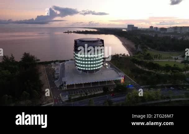 The Landmark and Tourist Attraction areas of the of Miri City, with its ...