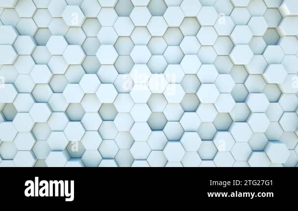 Abstract Hexagon Geometric Surface Loop light bright clean minimal hexagonal grid pattern ...