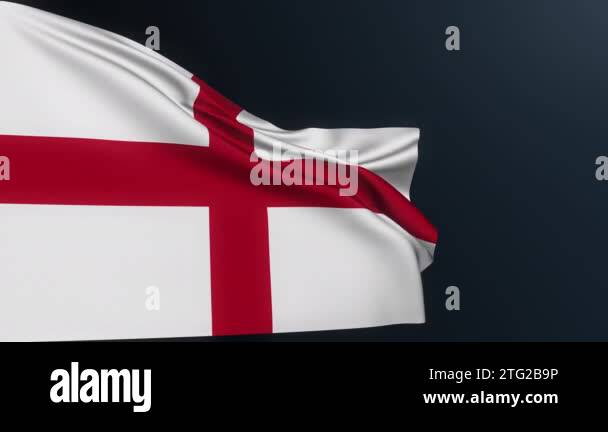 England flag. Saint Georges Cross. London sign. English official ...