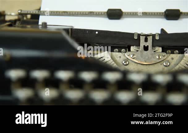 Vintage typing machine Stock Videos & Footage - HD and 4K Video Clips ...