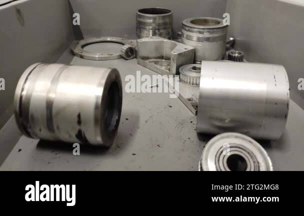 Ecology. Garbage sorting. Waste recycling. Industrial waste sorting ...