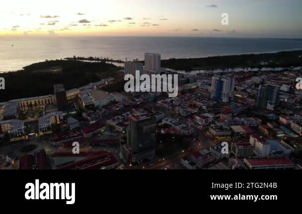 The Landmark and Tourist Attraction areas of the of Miri City, with its ...