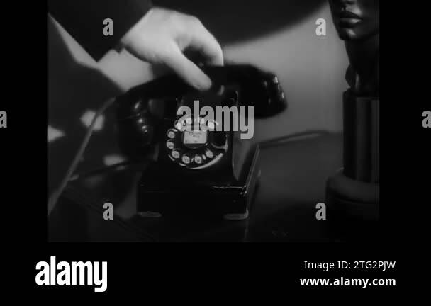 Old telephone receiver hanging Stock Videos & Footage - HD and 4K Video ...