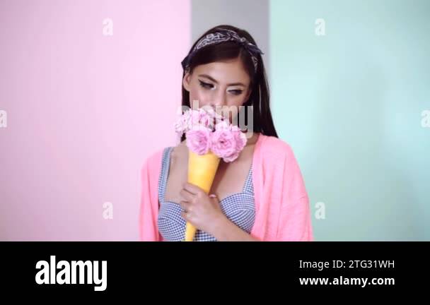 Woman like rose Stock Videos & Footage - HD and 4K Video Clips - Alamy