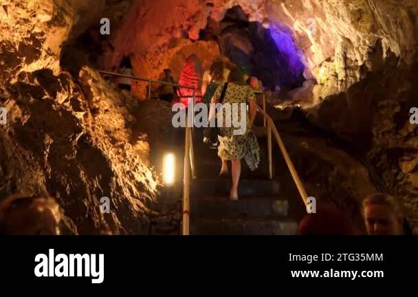 Vrelo cave in North Macedonia. System of two caves near Skopje. The ...
