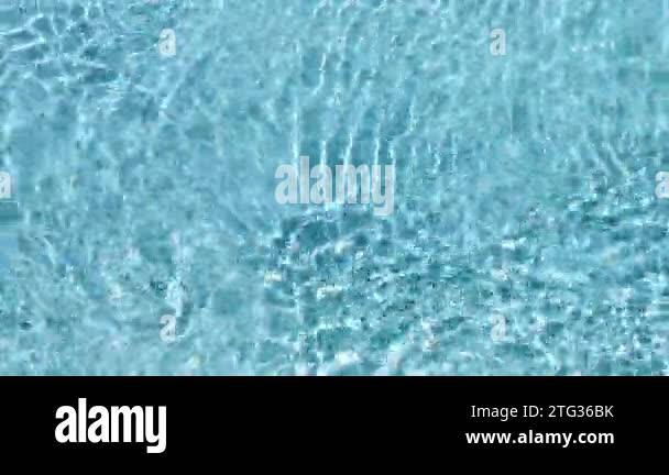 Water surface texture, Slow motion clean swimming pool ripples and wave ...