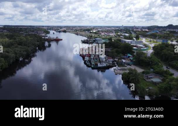 The Landmark and Tourist Attraction areas of the of Miri City, with its ...