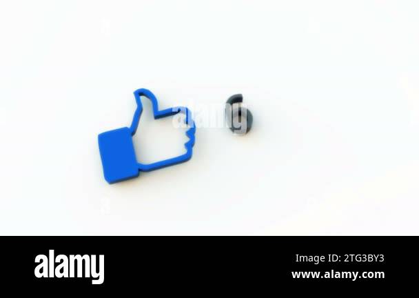 A social Media post goes viral. 4K UHD animation Stock Video Footage ...