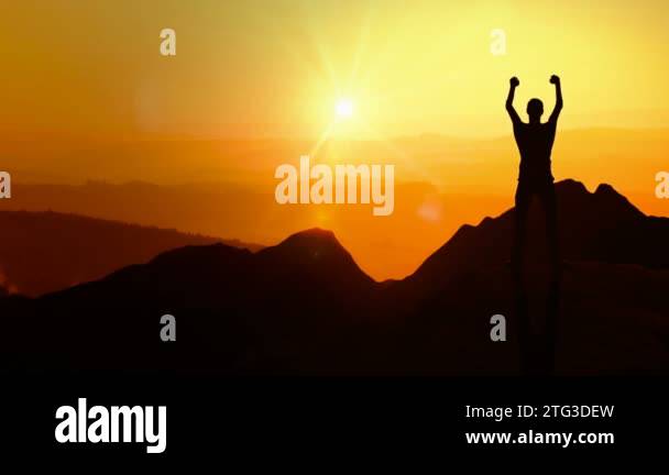 Animation depicting the concept of achieving goals with accompanying ...