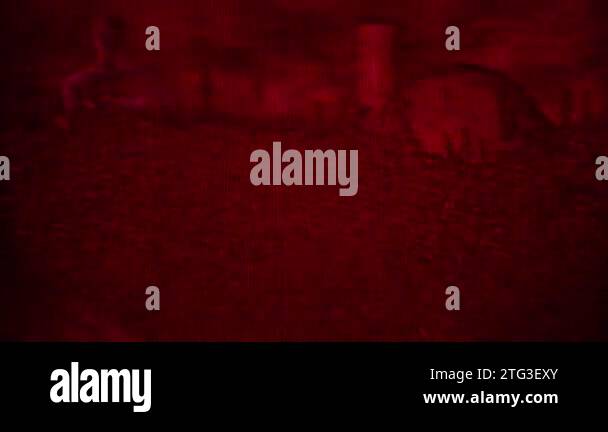 Vintage switch on, turn off television. Analog Static Noise texture ...