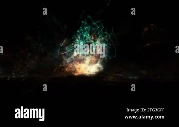 3d Animation of particles colliding at light speeds in a collider ...