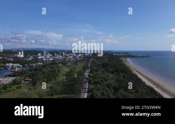 The Landmark and Tourist Attraction areas of the of Miri City, with its ...