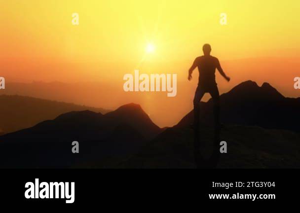Animation depicting the concept of achieving goals with accompanying ...
