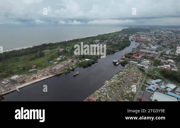 The Landmark and Tourist Attraction areas of the of Miri City, with its ...