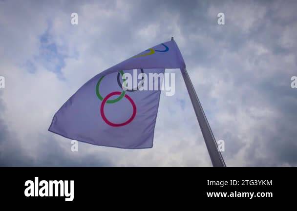 The olympic flag Stock Videos & Footage - HD and 4K Video Clips - Alamy